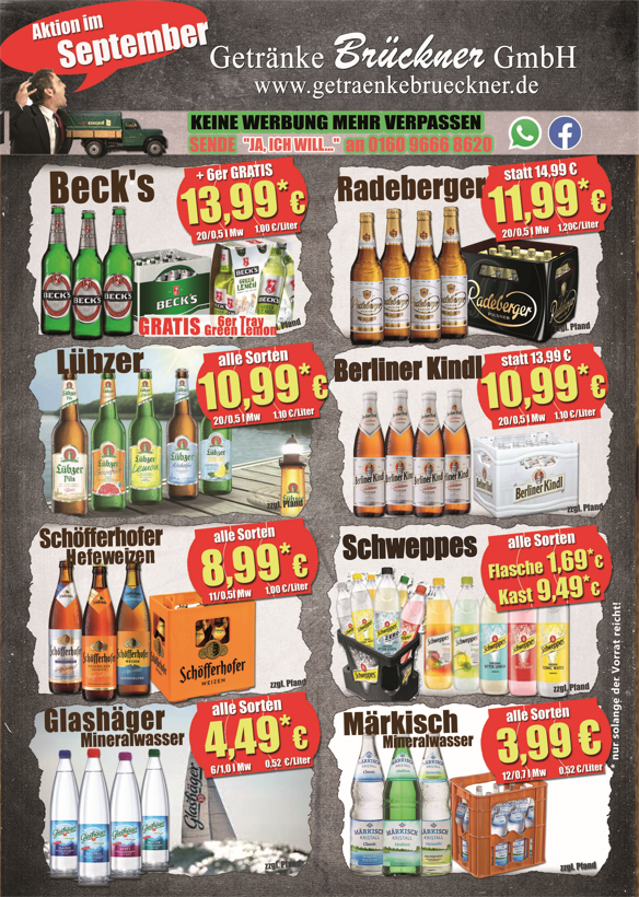 Getränkemärkte | Getränke Brückner GmbH